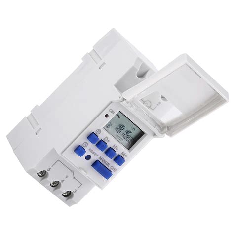 LCD Display Weekly Programmable Electronic Relay Time ON And OFF Timer AC V Fruugo UK
