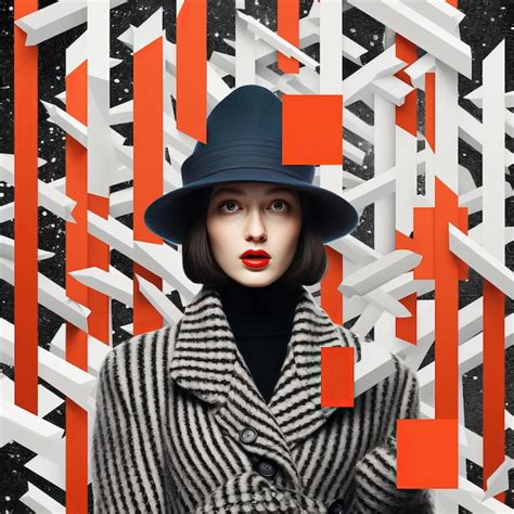 Premium Ai Image Portrait Of A Beautiful Dinka Woman In A Striped