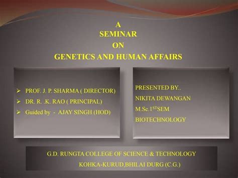 Introduction To Genetics Ppt