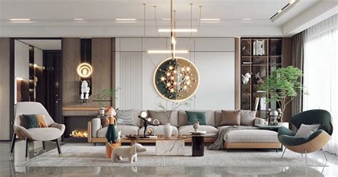 现代客餐厅 室内设计 拓者设计吧 花瓣网