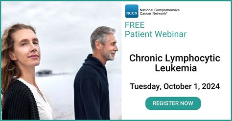 Join Us Next Week For The Free Nccn Patient Webinar On Chronic Lymphocytic Leukemia Small