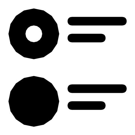 Interface Ui Radio Button Options Option List Vector Svg Icon Svg Repo