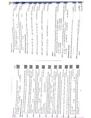 Sequence And Series Year Pyq Pdf