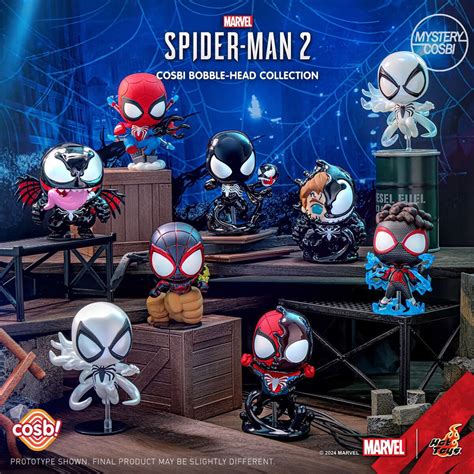 Kkv Authentic Hot Toys Marvel Spider Man2cosbi Mini Figure Series Blind