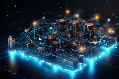 Premium Ai Image Efficient Web 30 Blockchain Extension For Data Transfer