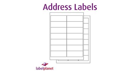 Blank Address Labels Mailing Labels Labelplanet