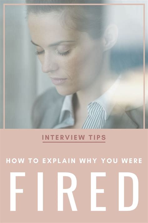 How To Explain Why You Were Fired Job Interview Questions Job