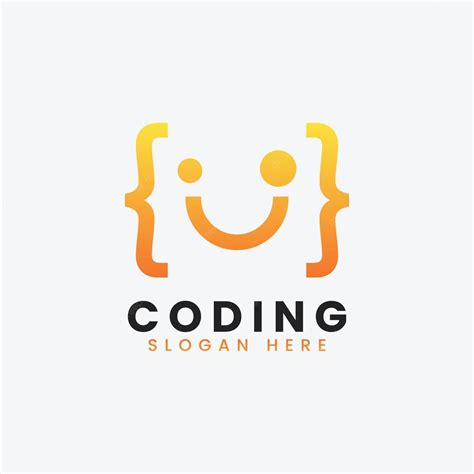 premium vector creative abstract modern programming coding logo