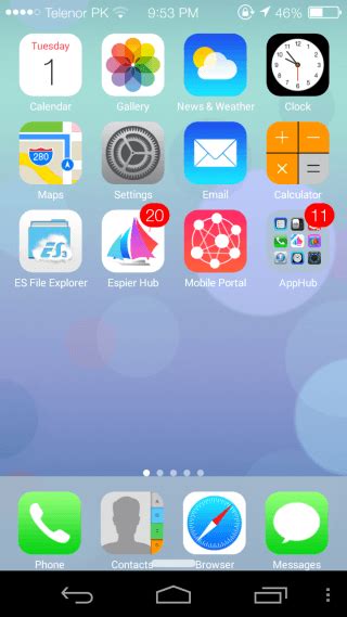 Get Ios 7 Notification Center On Android With This Espier App
