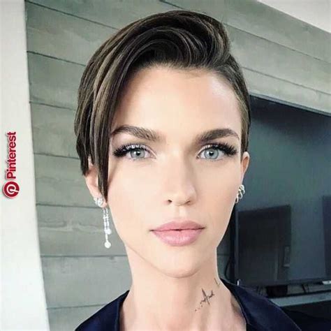 Pin By Mandy Adamson On Undercut In 2025 Ruby Rose Hair Rose Hair Ruby Rose