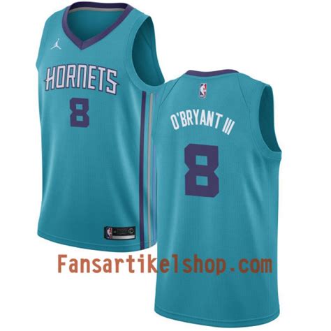 Nba Charlotte Hornets Trikot Johnny Obryant Iii 8 Nike 2017 18 Teal