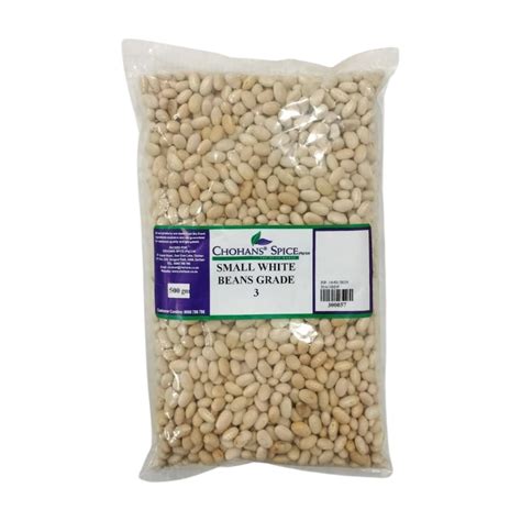 Small White Beans Grade 3 500gm — Chohans Spice