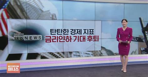 굿모닝 마켓 파월 서두르지 않을 것금리인하 기대감 뚝