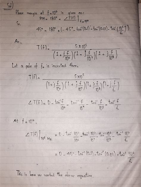 Solved Q9 Given A 3 Pole Feedback Amplifier With A Loop Gain