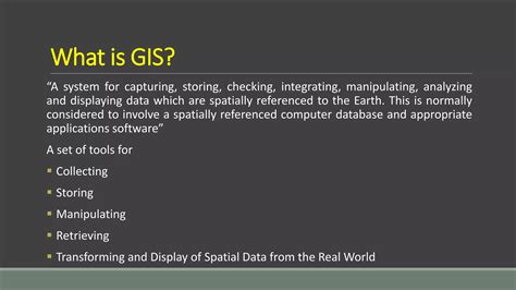 Introduction To Gis Pptx 3 D Graphics Computer Software And