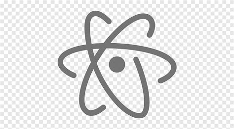 Atom Source Code Editor Text Editor Nuclear Chain Reaction Text Logo