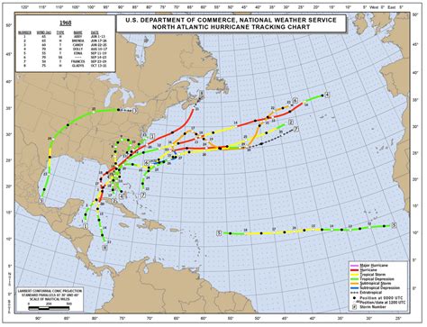 Hurricane Tracks 1851 2024