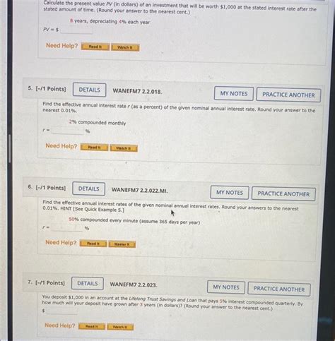 solved calculate the present value pv in dollars of an