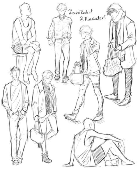Rockitrocket — Body Practice From Class Human Figure Sketches Human