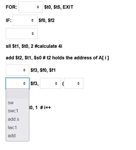assume that we have the corresponding c java code