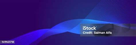 추상적인 파란 물결이 흐르는 배너 배경 디자인 벡터 일러스트레이션 흐르는 입자 파동 동적 모션 스트림 디지털 기술 곡선 0명에 대한 스톡 벡터 아트 및 기타 이미지 Istock