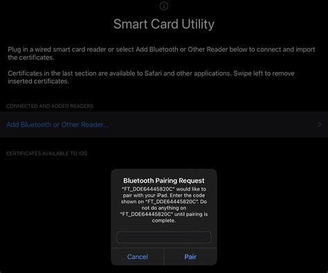 Bluetooth Reader With Pin Pairing Twocanoes Software