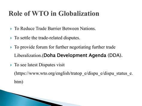 Globalization And Role Of Wto Pptx