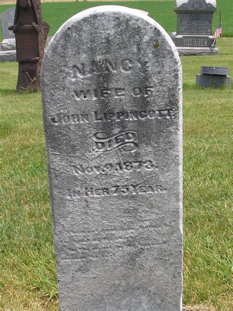 Nancy Humphrey Lippincott 1798 1873 Mémorial Find A Grave