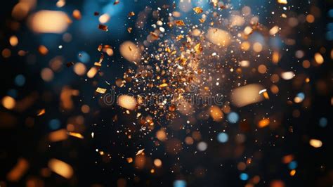 Dynamic Explosion Of Vibrant Particles Creating A Stunning Visual Display In A Dark Background