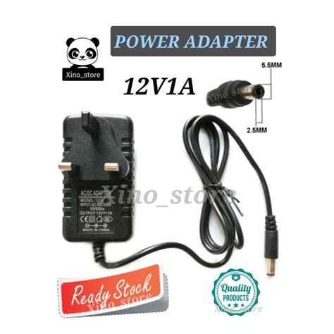 12v 1a Ac To Dc Power Supply Adapter 12v1a Ac Dc Adapter Switching Power Supply 5 5mm X 2 5mm
