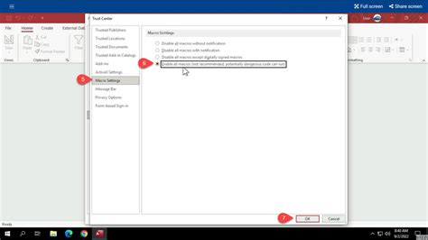 how to enable macros in microsoft access — virtual cloud desktops for