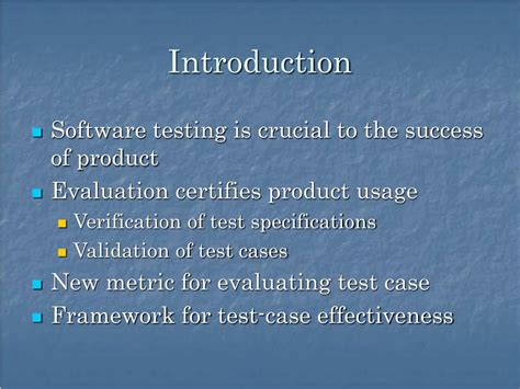 Ppt Validating And Improving Test Case Effectiveness Yuri Chernak Powerpoint Presentation Id