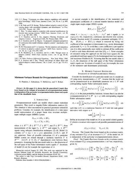 Fischer Information Matrix Pdf Matrix Mathematics Least Squares
