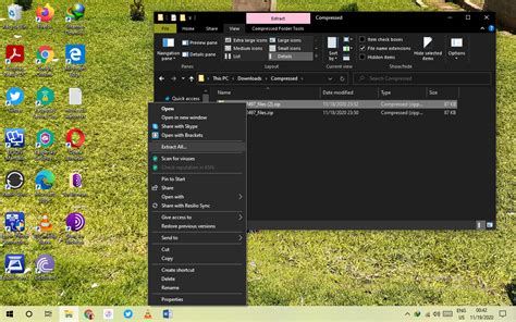 fix extract all missing when you right click zip in file explorer