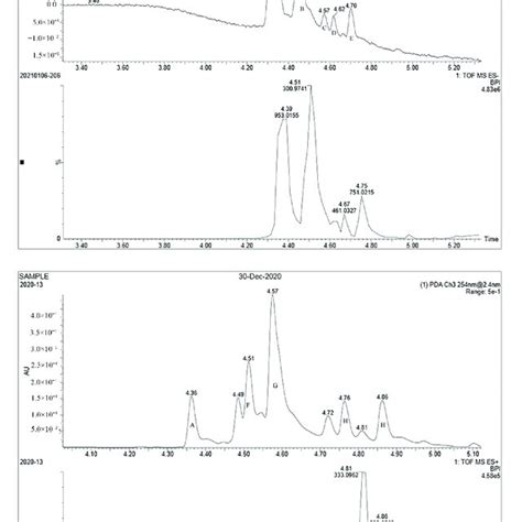 LC MS Ion Flow Diagram A H Stands For Compound A H Download
