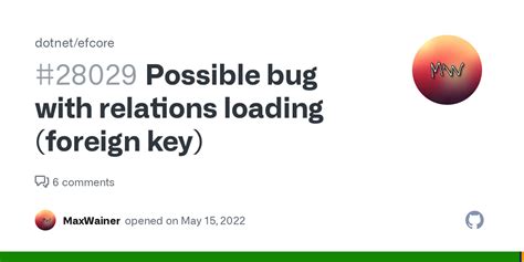 Possible Bug With Relations Loading Foreign Key · Issue 28029