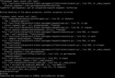 Ruby On Rails Hangs During Request From Python Script Stack Overflow