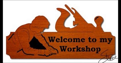 Scrollsaw Workshop Welcome To My Workshop Sign Scroll Saw Pattern