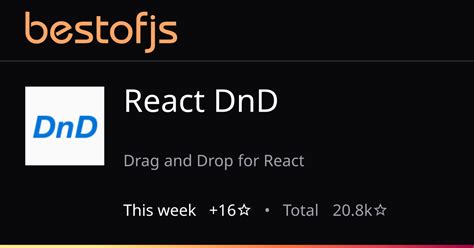 Best Of JS React DnD