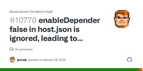 Enabledependencytracking False In Hostjson Is Ignored Leading To Excessive Debug Logs In