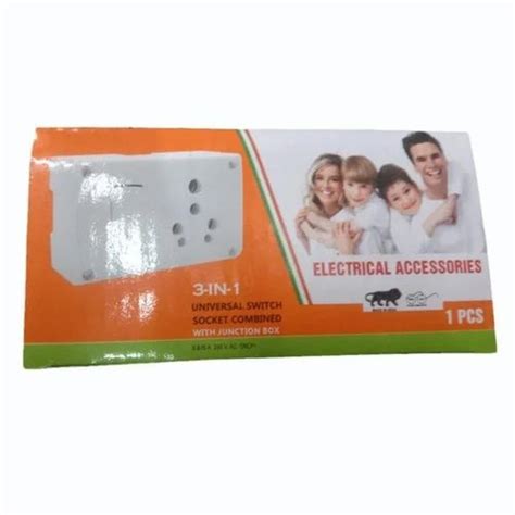 16a Universal Switch Socket Junction Box Combination Polycarbonate At ₹ 150 Box In Kalyan