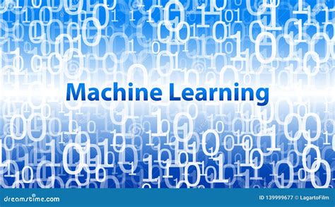 Machine Learning Abstract Vector Concept Binary Code Matrix Stock Vector Illustration Of