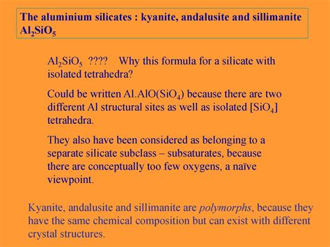 Minerals With Isolated SiO Tetrahedra Ppt Download