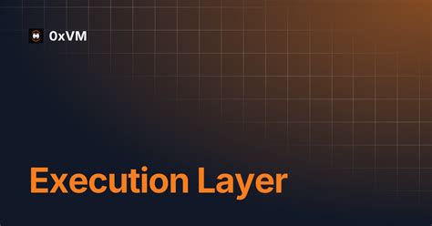 Execution Layer 0xvm