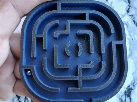 Labirynth With Steel Sphere 5mm By Gminomakerworld Download Free 3d Models