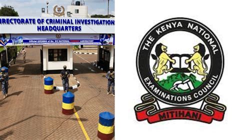 Dci Arrests Four Suspects Busted Printing Counterfeit Knec Mathematical Tables Afrinewske