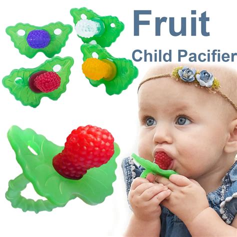 재미 있는 과일 아기 젖꼭지 실리콘 유아 젖꼭지 노리개 유아 젖꼭지 Teether 신생아 젖꼭지 클립 젖꼭지 베이비 케어페시피어 Aliexpress