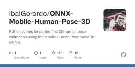 GitHub IbaiGorordo ONNX Mobile Human Pose D Python Scripts For Performing D Human Pose
