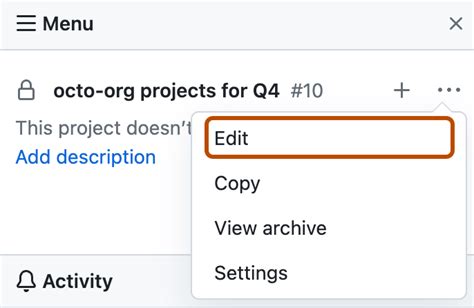 Deleting A Project Classic Github Enterprise Server 315 Docs