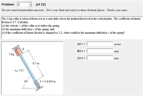 solved problem of 22 do not round intermediate answers